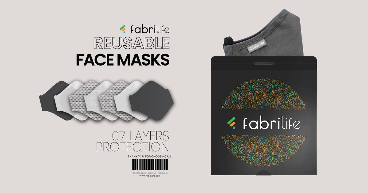 Premium Cotton Face Mask | Fabrilife