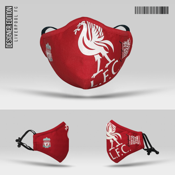 Liverpool FC | Designer Edition Cotton Face Mask - Best Quality Product ...