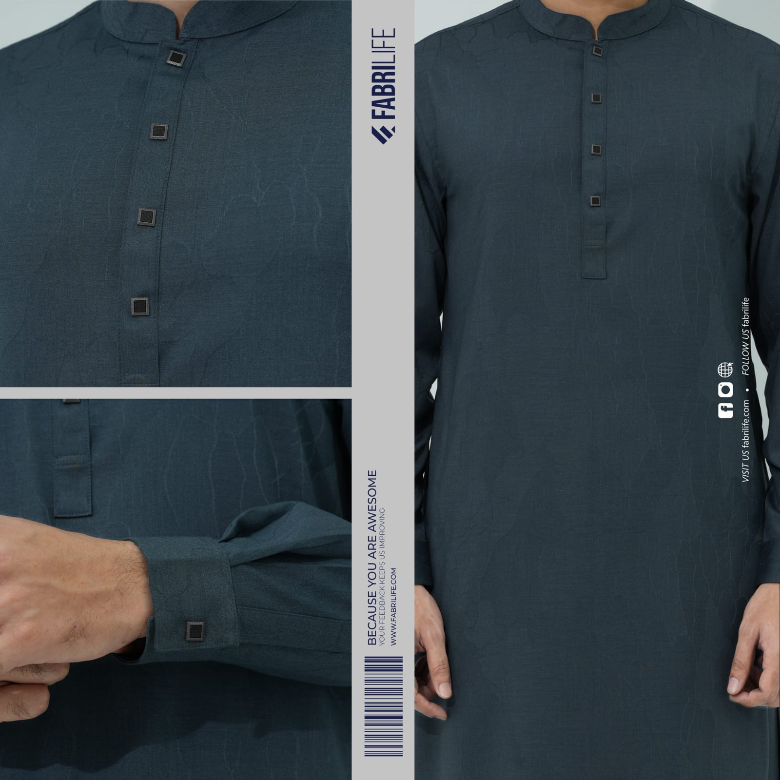 Premium Jacquard Panjabi - Tawakkul - At Best Price | Fabrilife